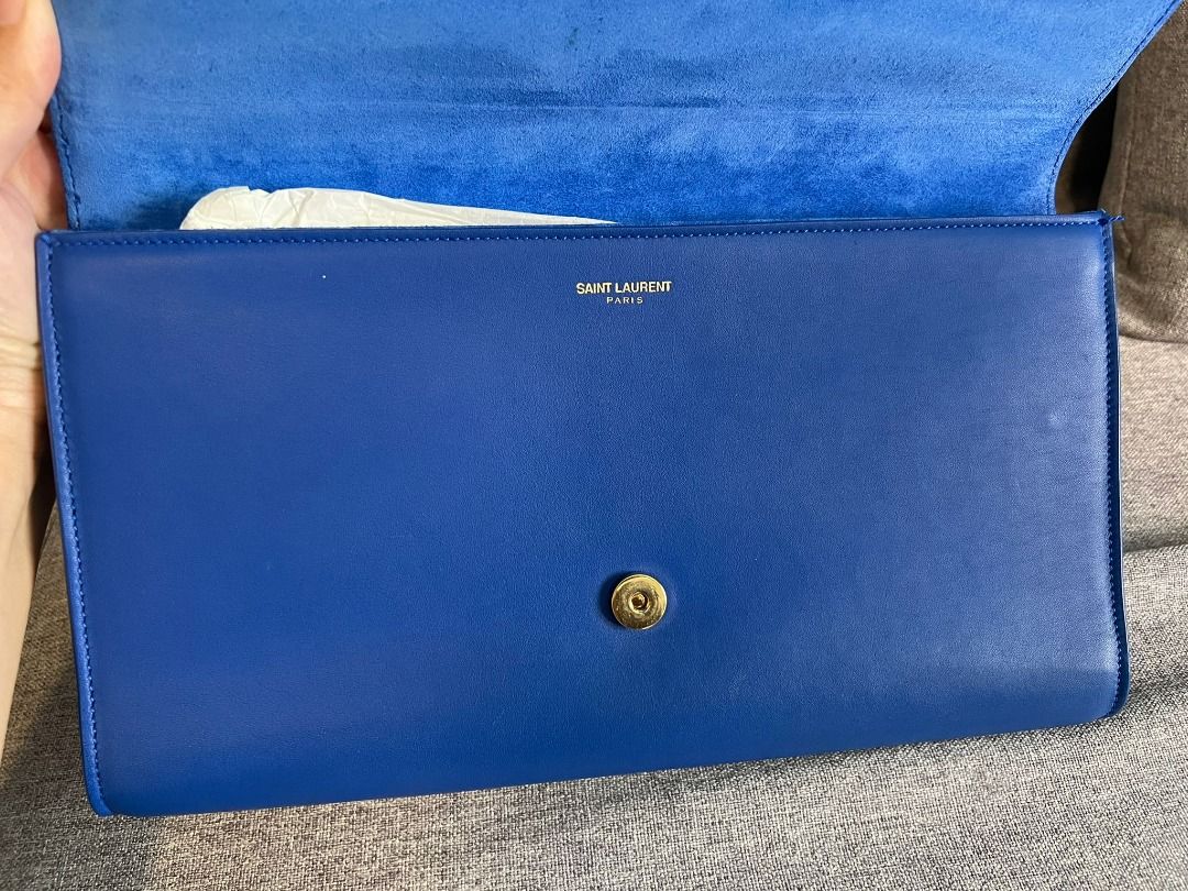 ysl-blue-clutch-luxury-bags-wallets-on-carousell