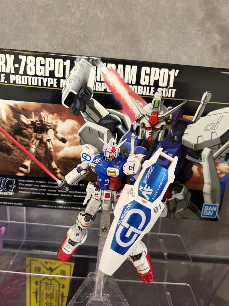 1/144 HG RX-78GP01 Gundam GP01 gp-01 0083, 興趣及遊戲, 玩具 & 遊戲類 - Carousell