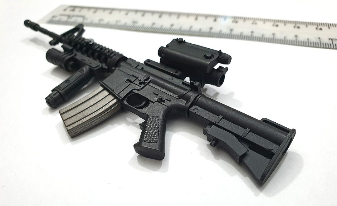 12 inch figure accessories - Tactical Machine Gun, Hobbies & Toys, Toys ...