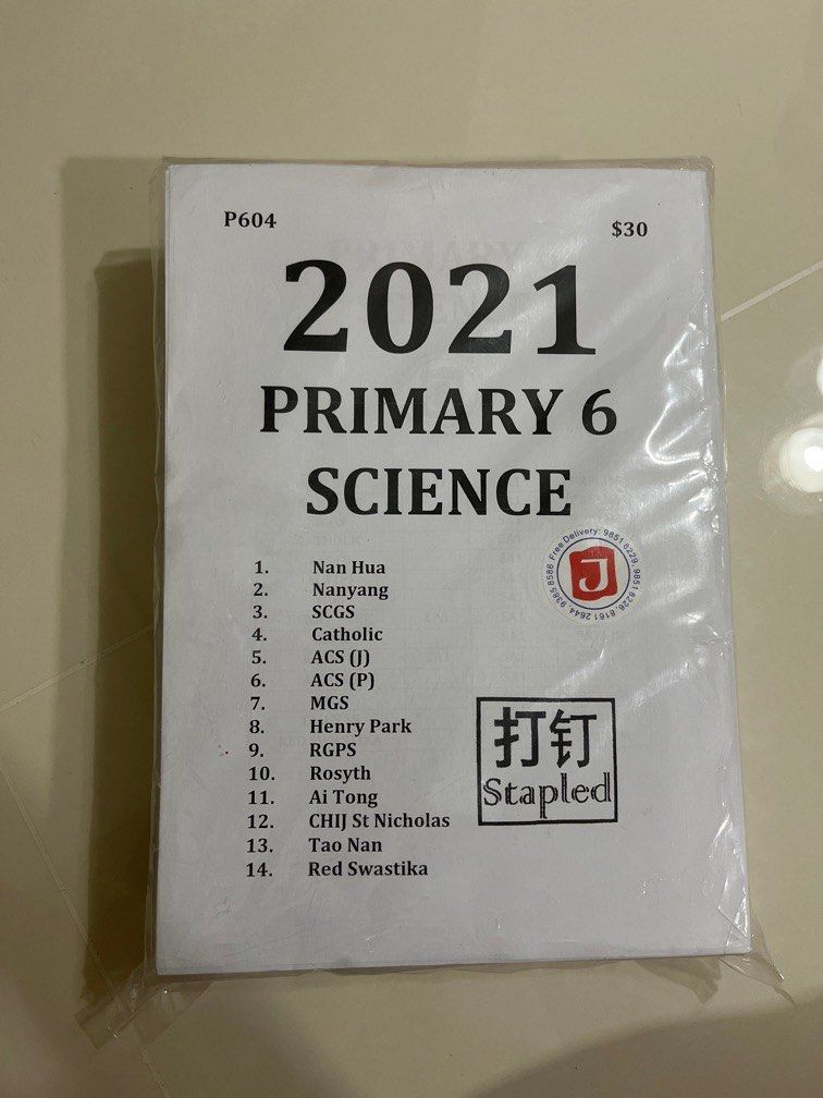 2021 Primary 6 Science School Exam Papers, Hobbies & Toys, Books ...