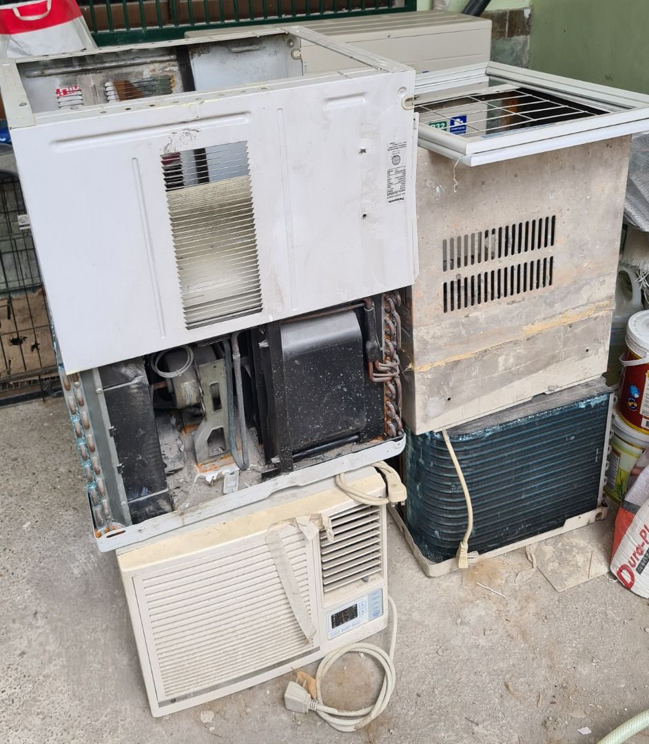 3 Used Window Type Aircons, TV & Home Appliances, Air Conditioning and ...