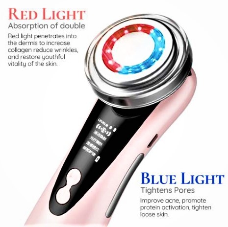 4 in 1 EMS LED Light Therapy Face Beauty Skin Care Device (Tightening ...