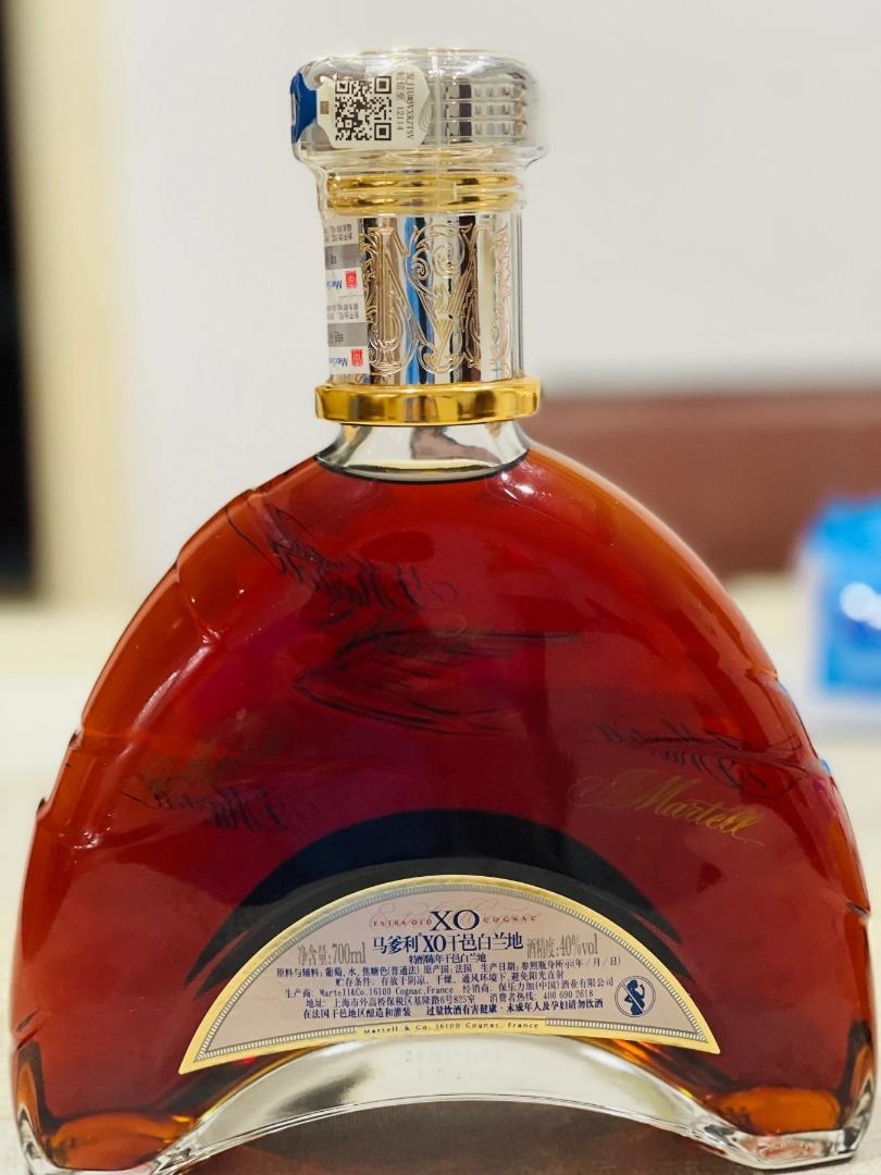 【馬爹利洋酒回收】 老闆拱橋 MARTELL 白蘭地 cognac 藍帶 XO EXTRA, 嘢食 & 嘢飲, 酒精飲料 - Carousell