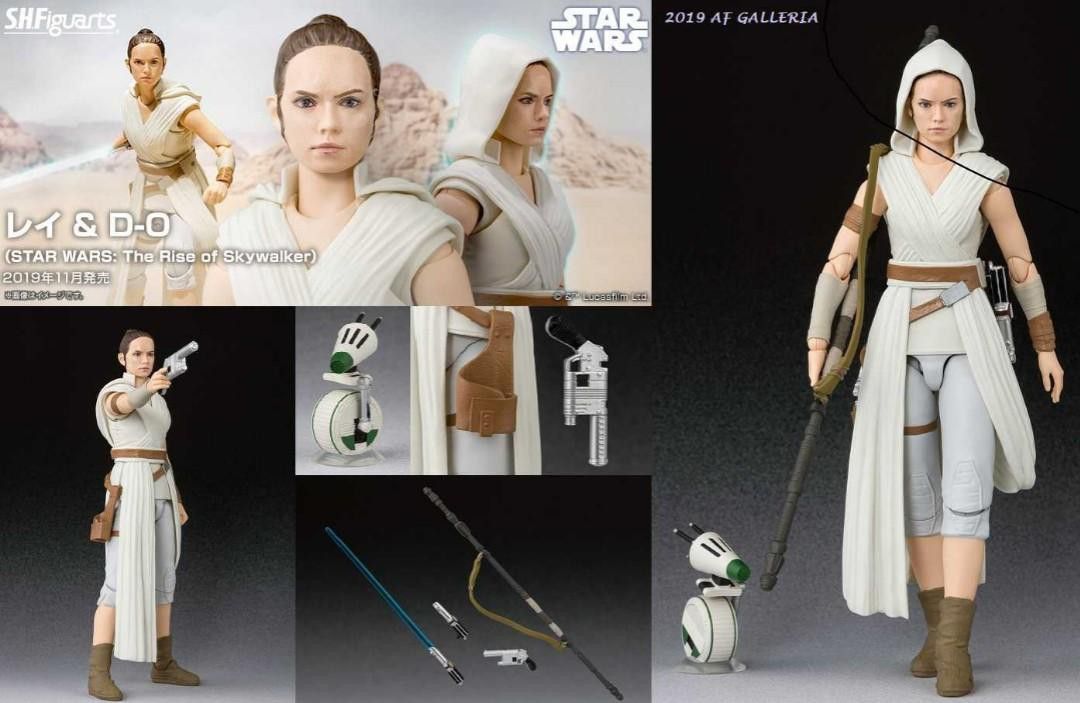 日版, 星球大戰, star wars, rey & D-O, the rise of skywalker, shf, figma ...