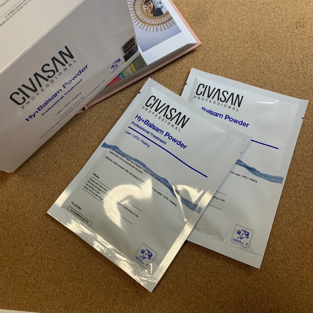 包順豐！韓國皮膚管理院線 civason 冰膜舒緩鎮淨修護保濕一盒10袋 60g/袋 Hy+Balsam Powder ...