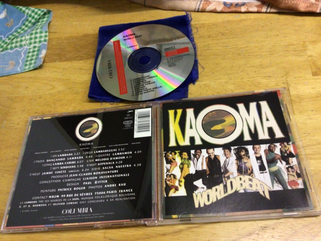 a941981 Kaomo Worldbeat Lambada Austria CD 奧地利版, 興趣及遊戲, 音樂樂器 & 配件, 音樂與 ...