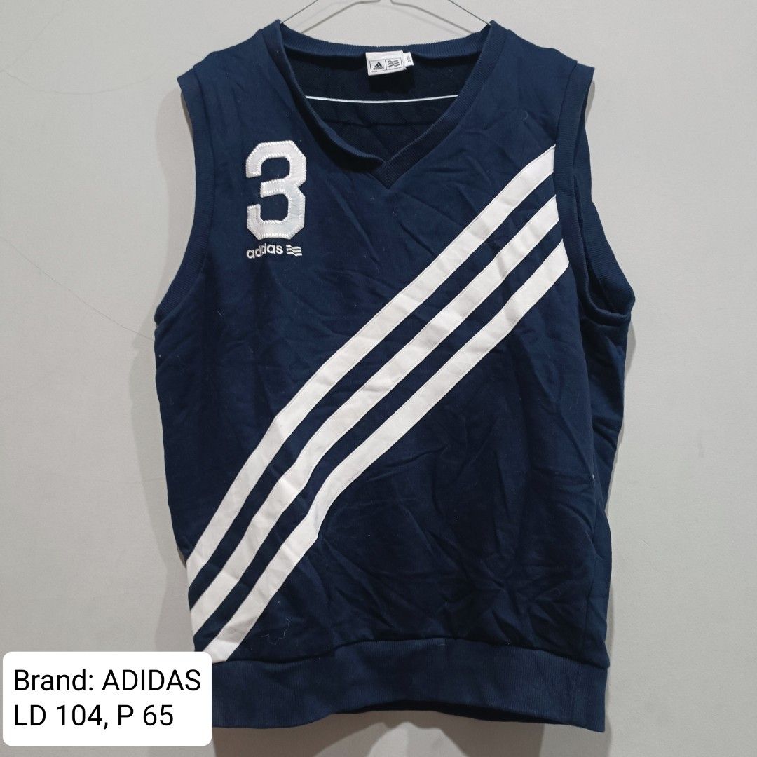 ADIDAS VEST SPORT, Olah Raga, Baju Olahraga di Carousell