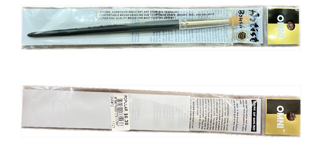 Artist brush - 1st class hand made brush, Hobbies & Toys, Stationery ...