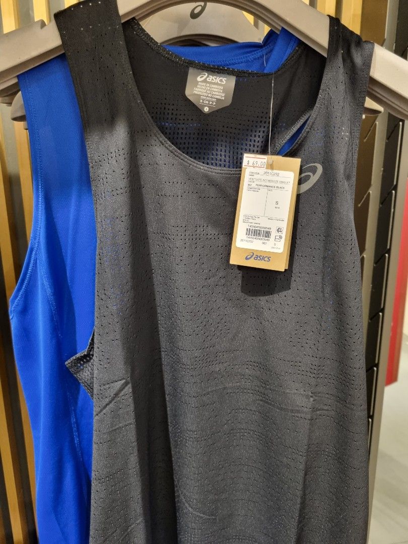 Asics Activebreeze Performance Singlet Mens Fashion Activewear On