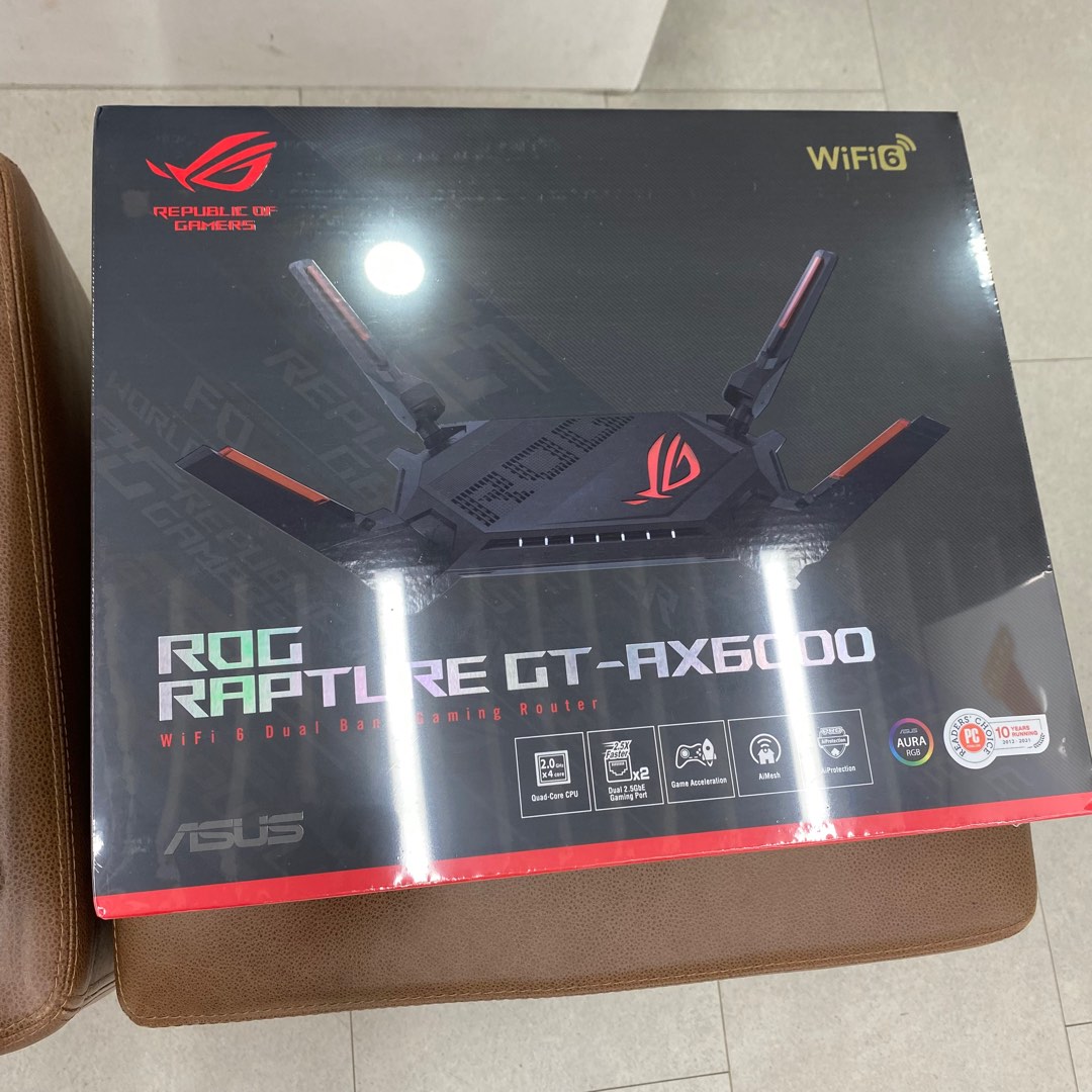 ASUS ROG Rapture GT-AX6000, Computers & Tech, Parts & Accessories ...