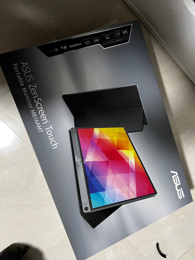 ASUS ZEN SCREEN TOUCH MB16AMT, Computers & Tech, Parts & Accessories ...