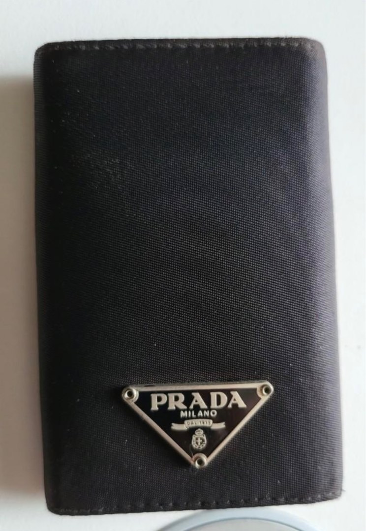 Authentic Prada Tessuto Nylon Keycase, Women's Fashion, Bags & Wallets ...