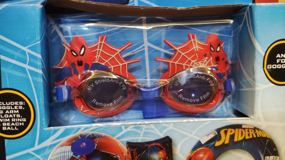 Authentic Spiderman marvel spin master official inflatable swim set ...
