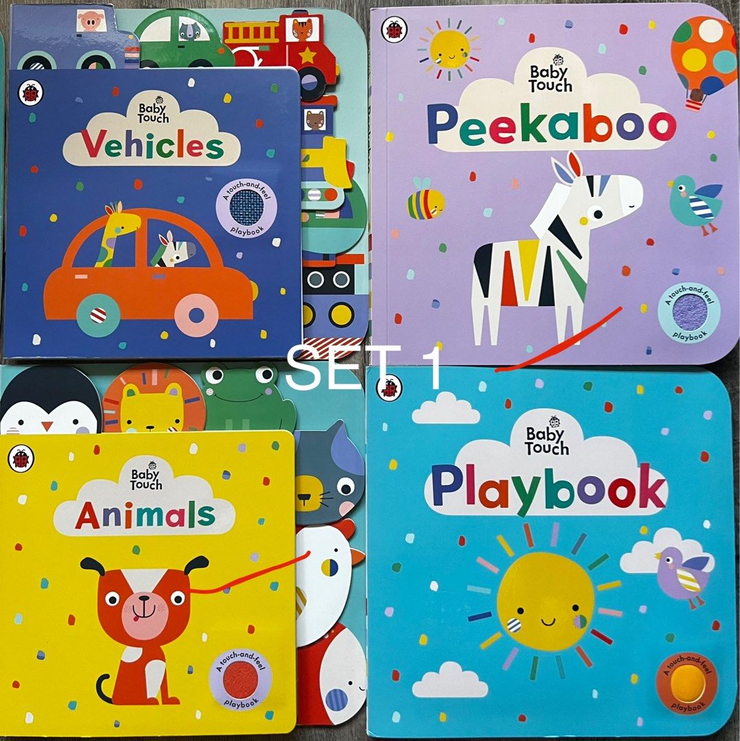 BABY TOUCH - Playbook, Peekaboo, Animals, Vehicles, Tummytime, Rainbow ...