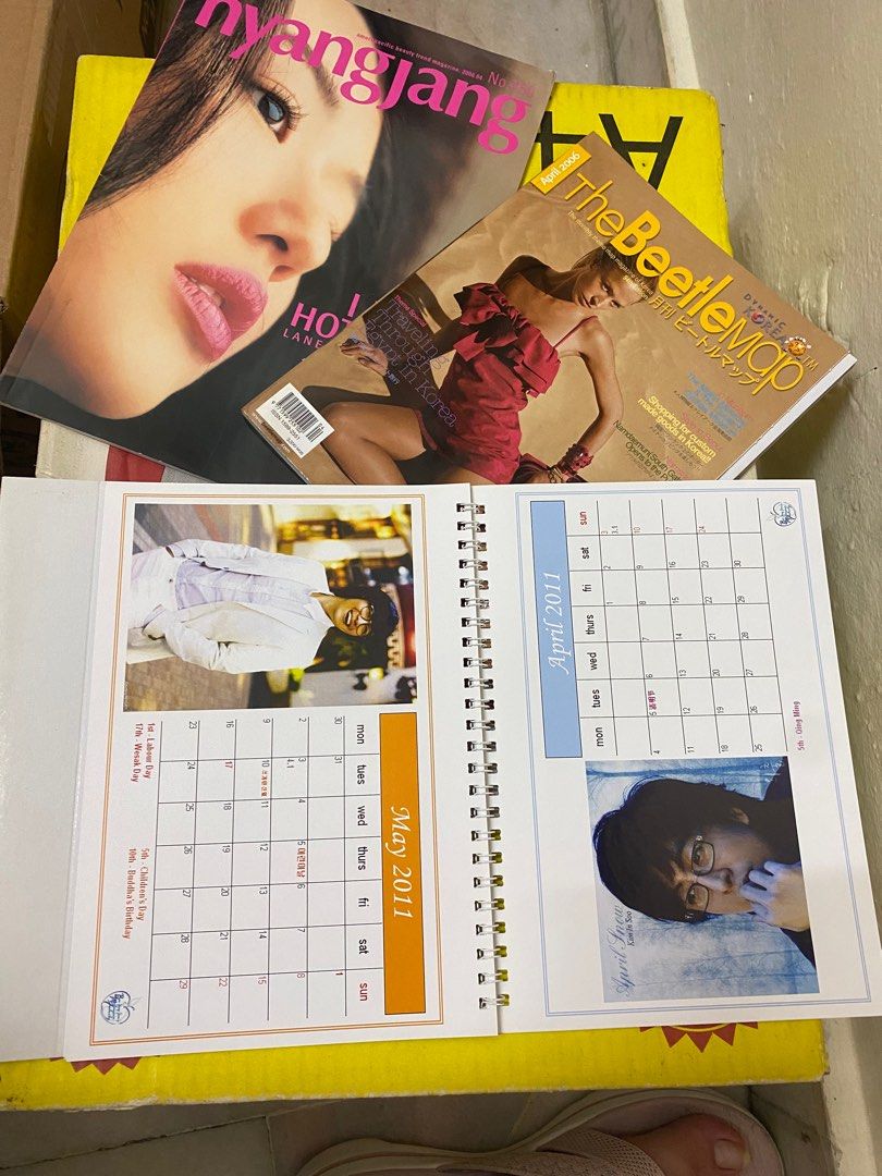 Bae Yoong joon magazines and calendar, Hobbies & Toys, Books ...