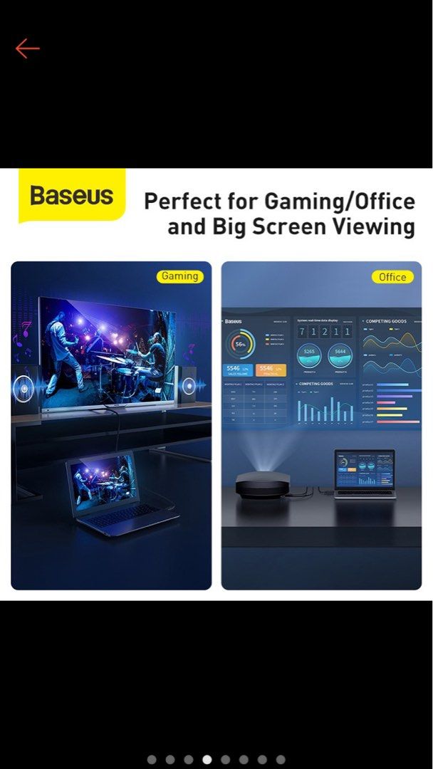 BASEUS High Definition Series HDMI to HDMI Adapter Cable (5m ...