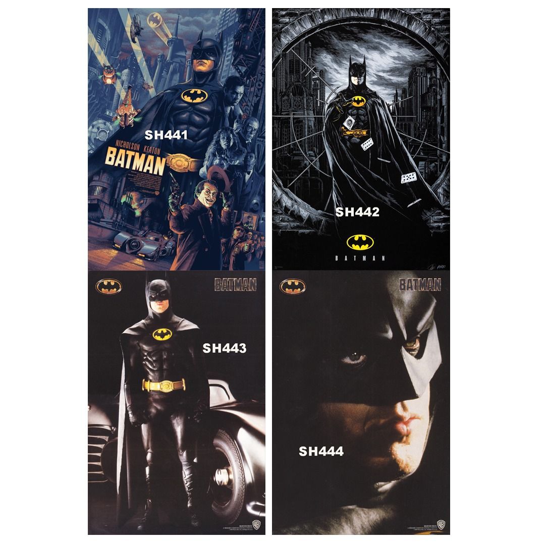 BATMAN (1989) MOVIE POSTERS (PART 1), Hobbies & Toys, Memorabilia ...