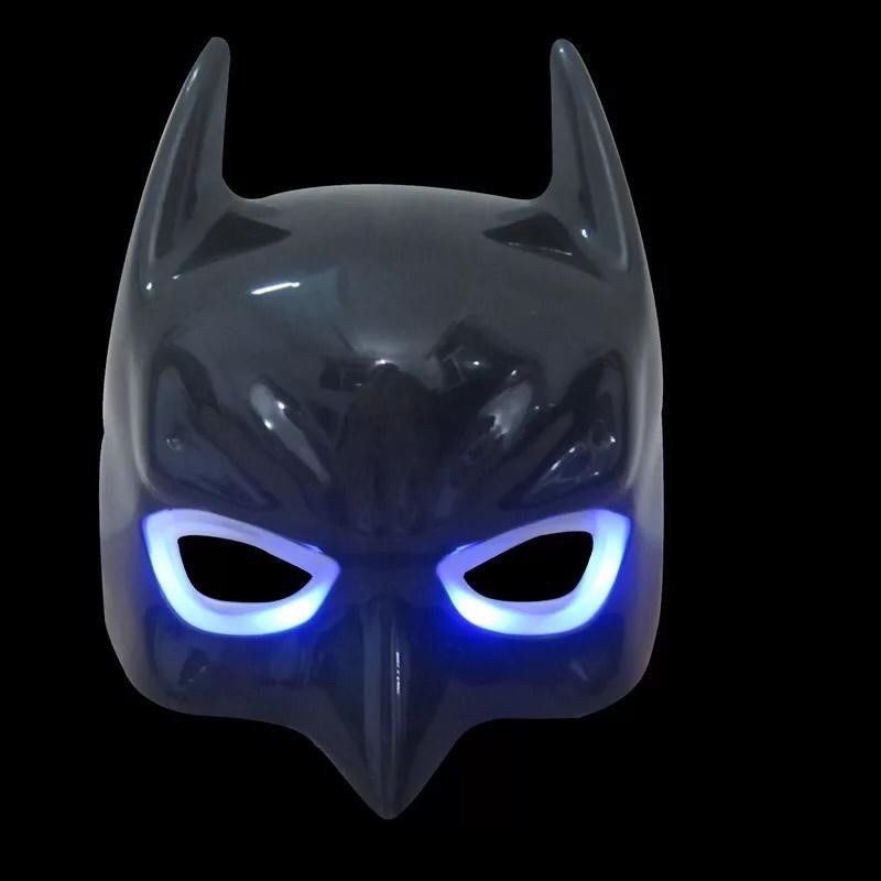 Batman mask LED Super Heroes Mask Lighted Cartoon Masks Kids Toys Dc ...