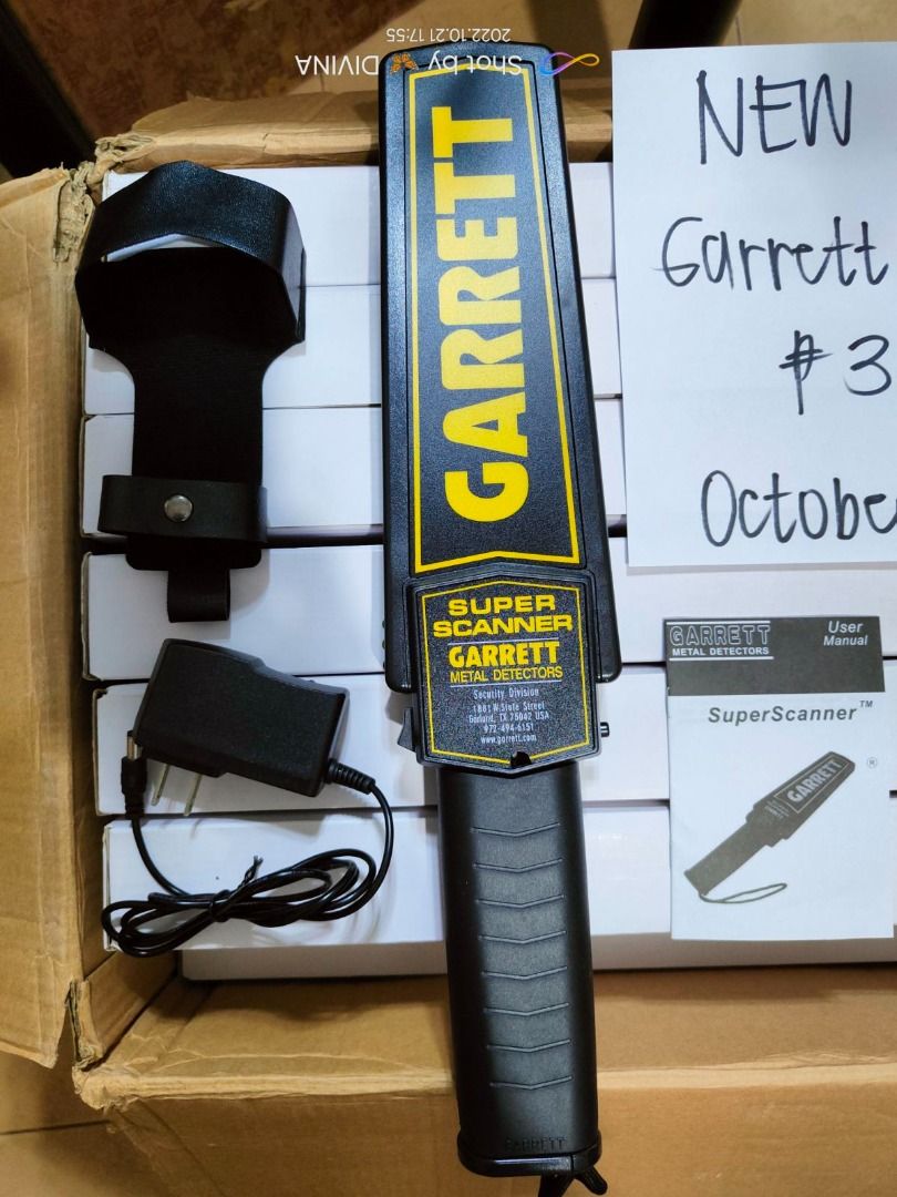 Best Seller Garrett Super Scanner Handheld Metal Detector, Furniture ...
