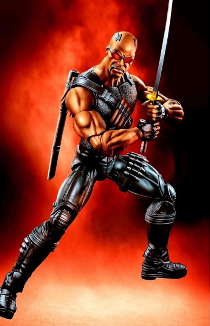 Blade - marvel legends with snap thing BAF part, Hobbies & Toys, Toys ...