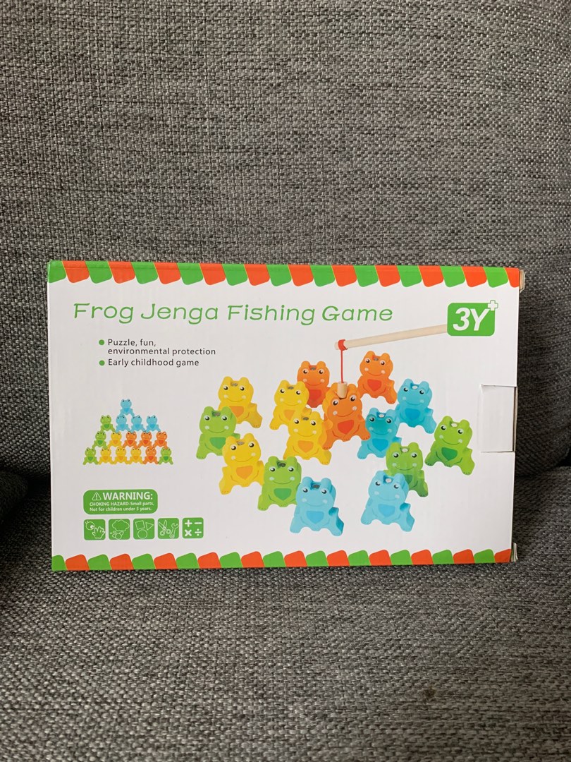 BNIB Frog Jenga Fishing Game, Hobbies & Toys, Toys & Games on Carousell