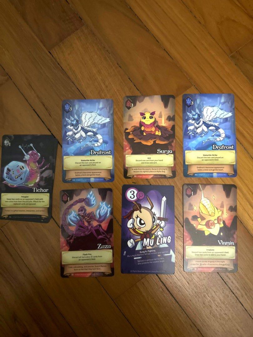 Book Bugs Cards, Hobbies & Toys, Toys & Games on Carousell