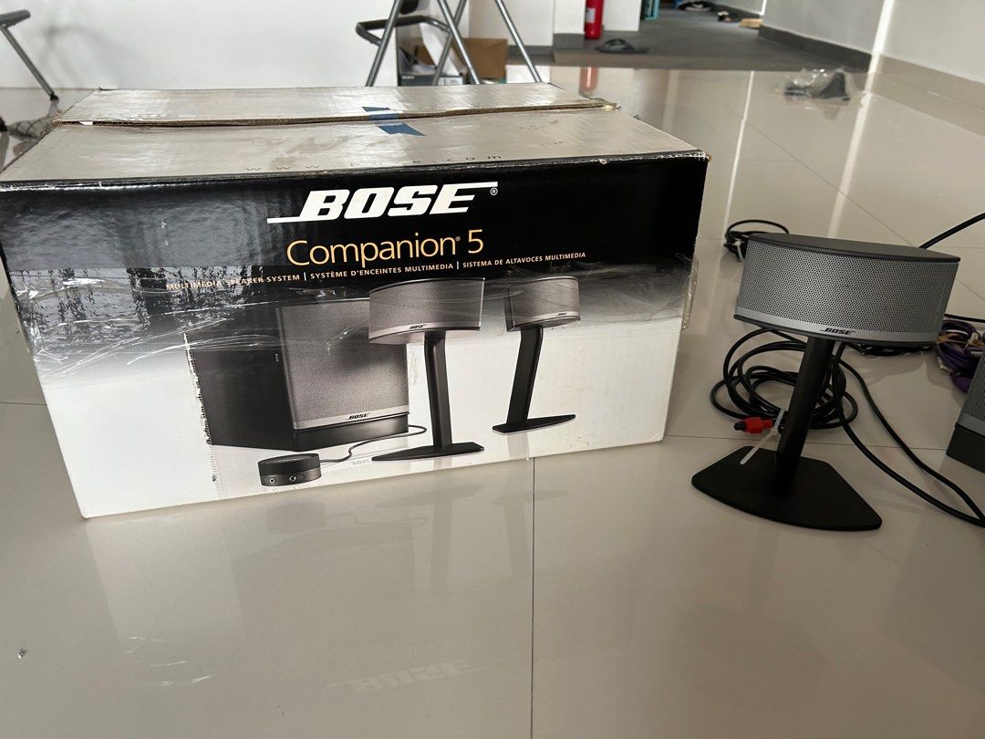 Bose companion 5 sound system with subwoofer, TV & Home Appliances, TV & Entertainment ...