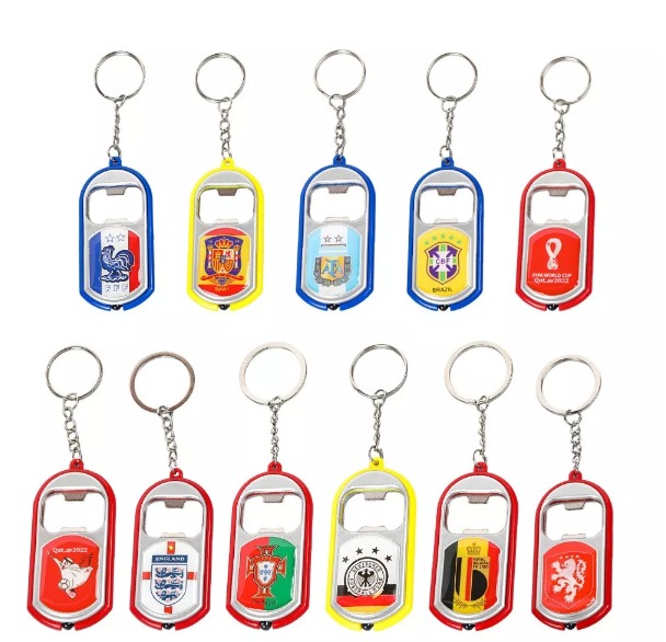 BRAND NEW QATAR WORLD CUP 2022 KEY RINGS WITH COUNTRY FLAGS, Hobbies ...