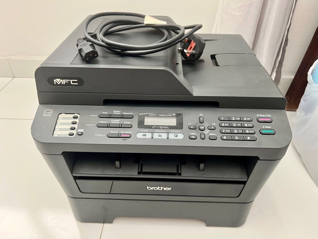 BROTHER PRINTER MODEL MFC-7869DW : Wireless/Bluetooth, double sided ...