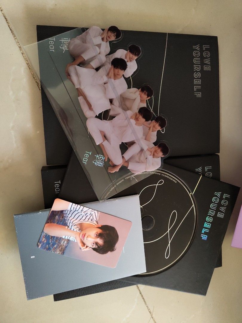 BTS CDs complete with photocards inside, Hobbies & Toys, Music & Media ...