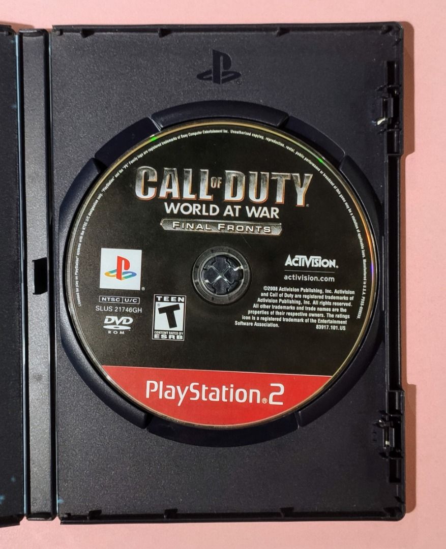 Call of Duty World at War Final Fronts - [PS2 Game] [NTSC / ENGLISH ...