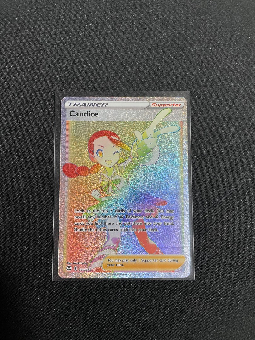 Candice Full Art Pokémon Card Waifu Rainbow, Hobbies & Toys, Toys ...