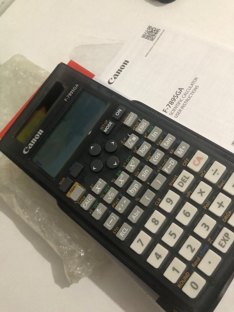 CANON F-789SGA TRANSPARENT SCIENTIFIC CALCULATOR, Mobile Phones ...