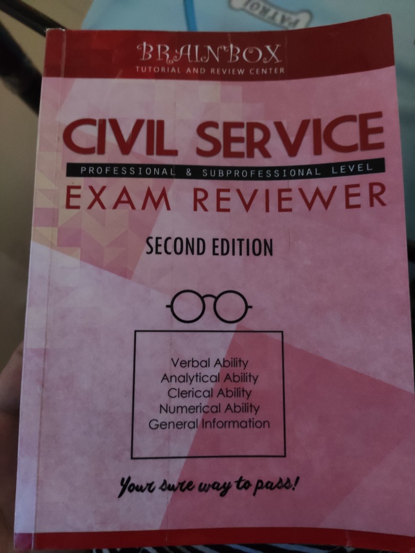 CIVIL SERVICE EXAM REVIEWER, Hobbies & Toys, Books & Magazines ...