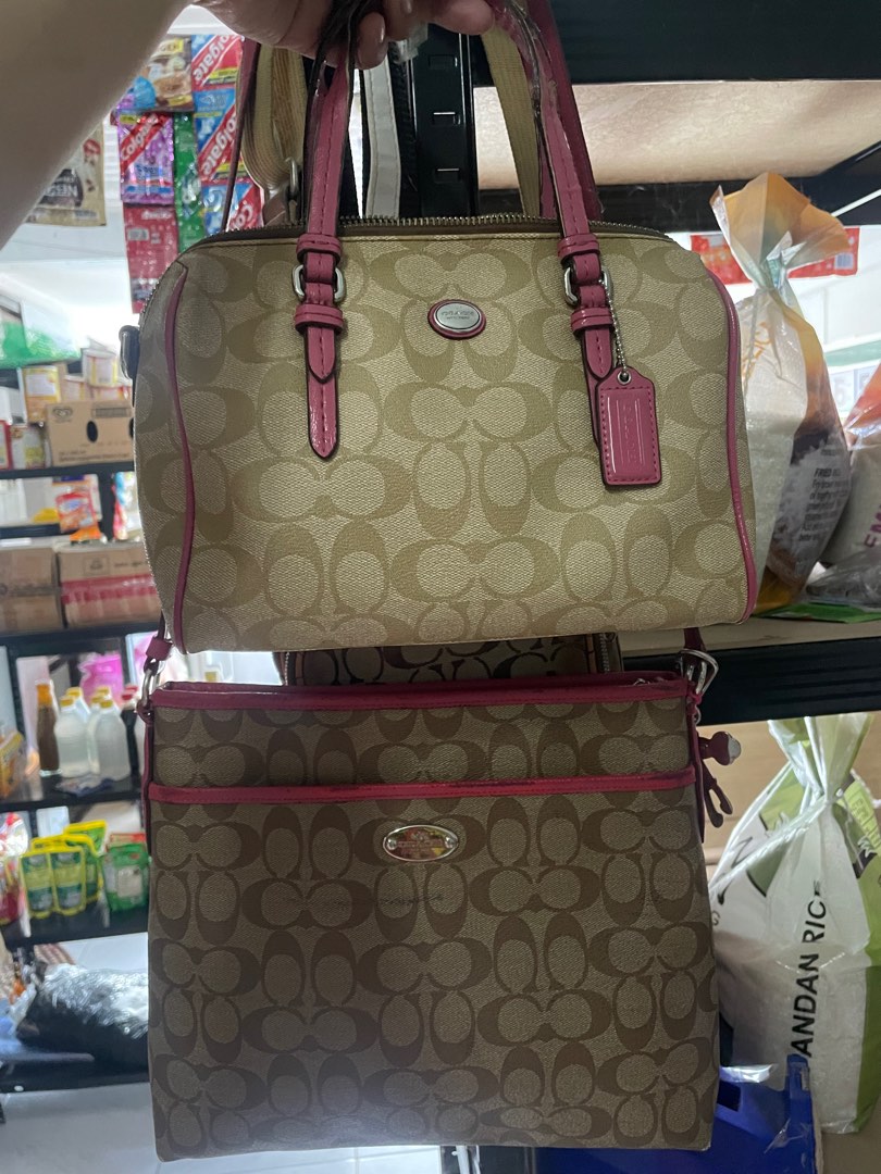 COACH Bundle PVC, Luxury, Bags & Wallets on Carousell