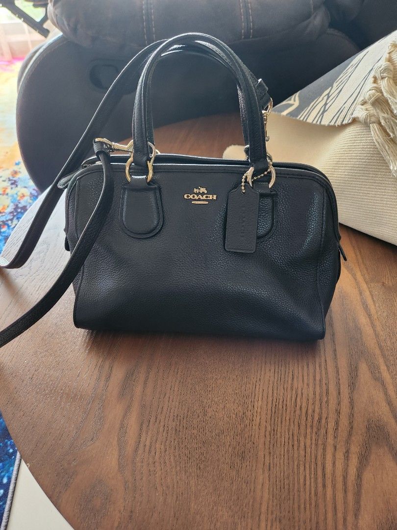 Coach leather small bag, Luxury, Bags & Wallets on Carousell