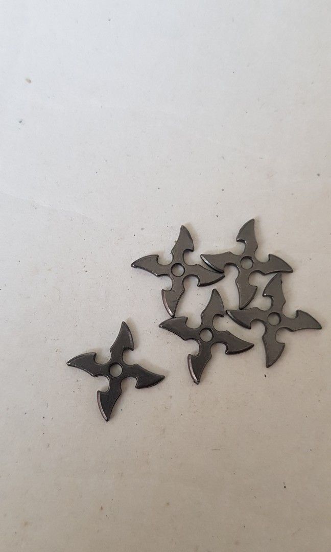 Crazy Owner 1/6 Ninja Shuriken Metal Throwing Stars, Hobbies & Toys ...