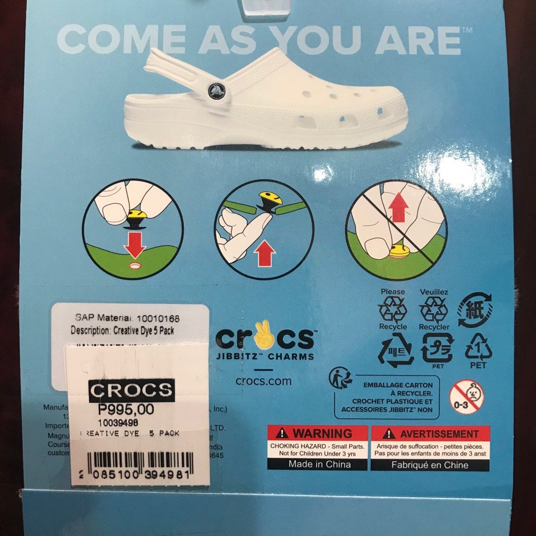 Crocs jibbitz pom poms, Women's Fashion, Footwear, Flats & Sandals on ...