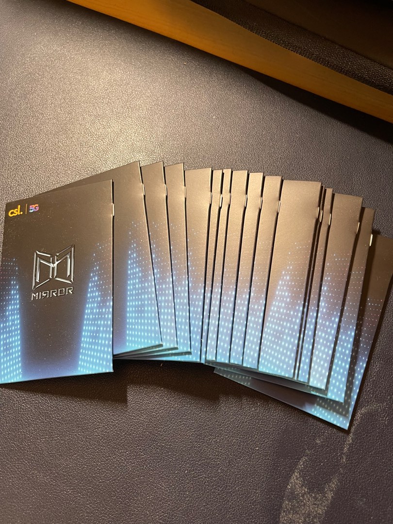 CSL Mirror card, 興趣及遊戲, 收藏品及紀念品, 明星周邊 - Carousell