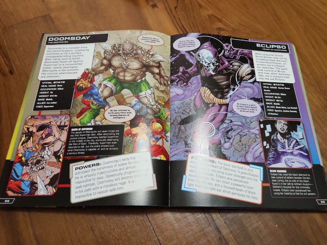 DC comics the ultimate character guide book, Hobbies & Toys, Books ...