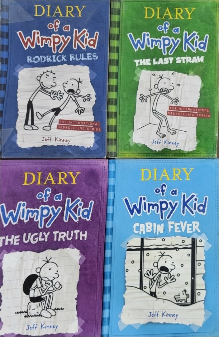 DIARY OF WIMPY KID bundle, Hobbies & Toys, Books & Magazines, Children ...