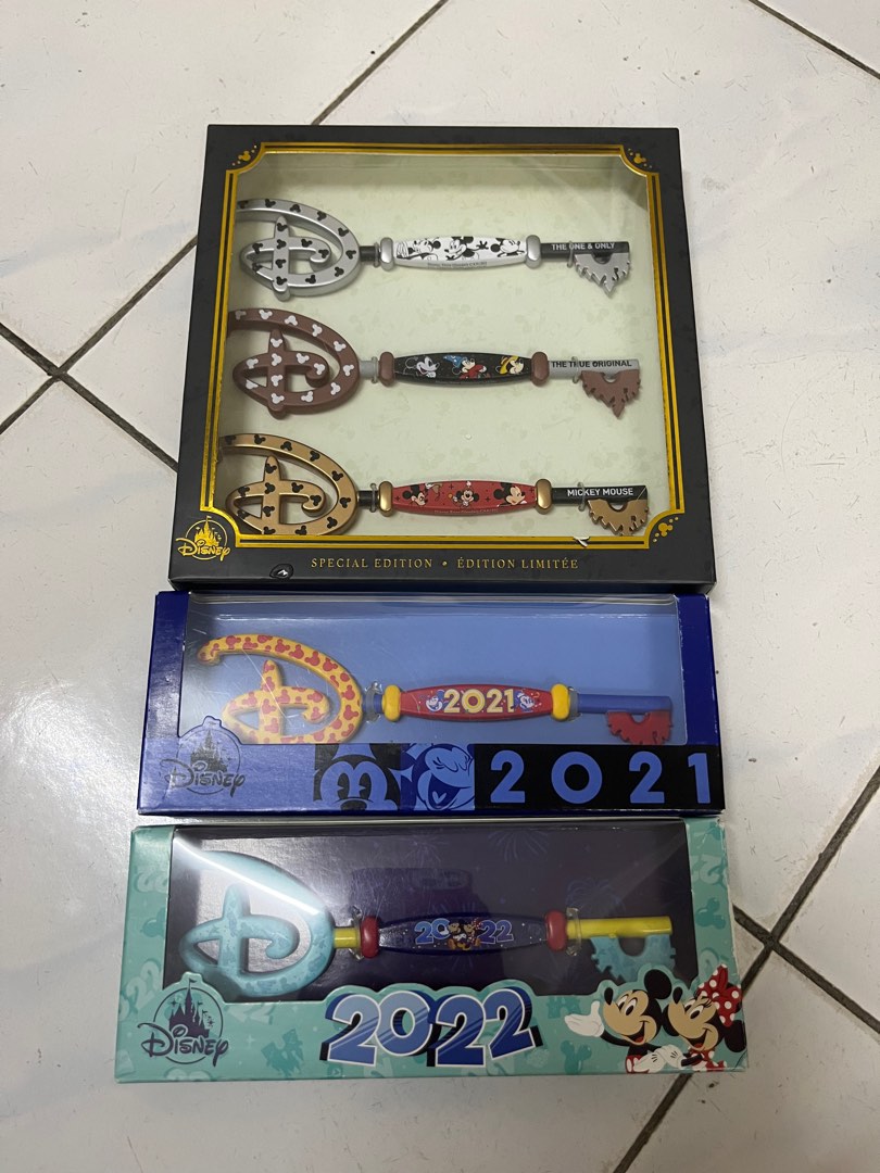 Disney Mickey Mouse Keys, Hobbies & Toys, Toys & Games on Carousell