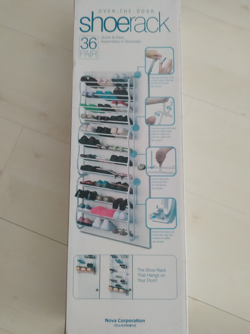 Door Hanging Shoe Rack, Furniture & Home Living, Furniture, Shelves ...