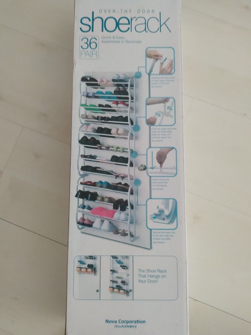 Door Hanging Shoe Rack, Furniture & Home Living, Furniture, Shelves ...