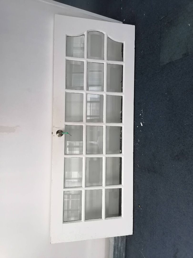 Used Doors with Glass Panels and Knob for Sale!!!, Furniture & Home ...