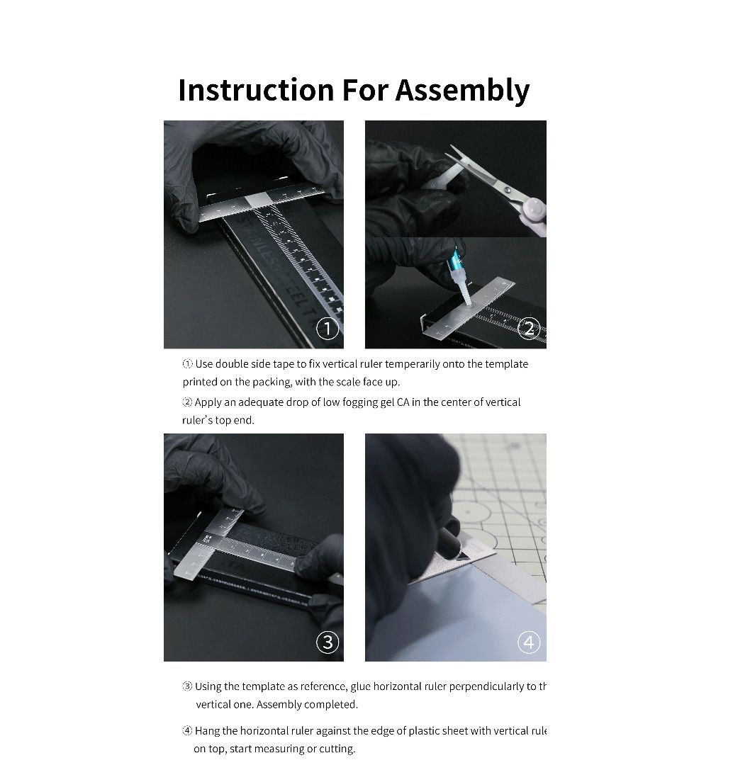 DSPIAE Stainless T-ruler SST-01, Hobbies & Toys, Stationery & Craft ...