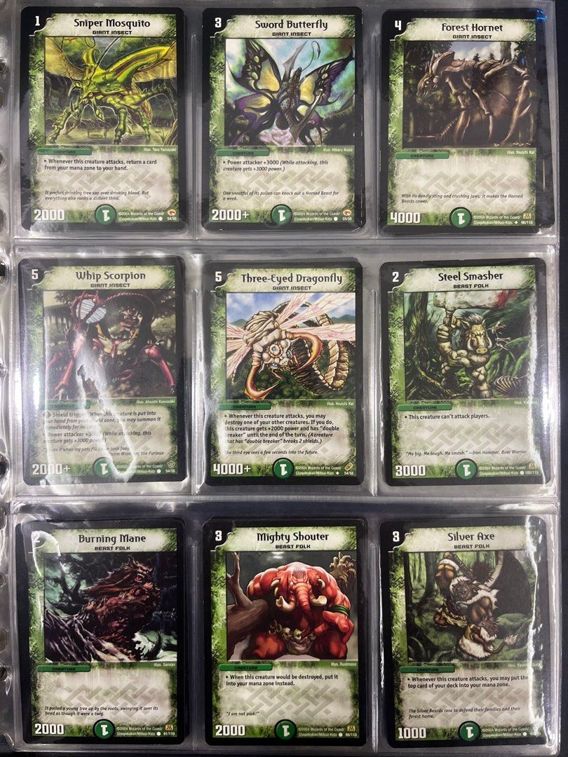 Duel Masters - Nature Deck [PRICE LIST IN DESCRIPTION], Hobbies & Toys, Toys & Games on Carousell
