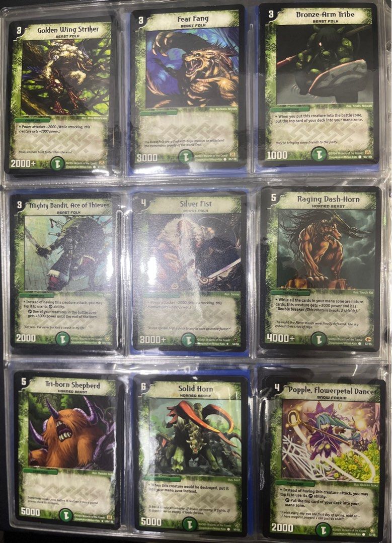 Duel Masters - Nature Deck [PRICE LIST IN DESCRIPTION], Hobbies & Toys, Toys & Games on Carousell