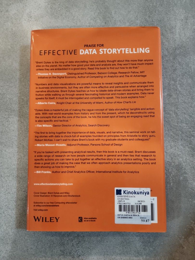 Effective Data Storytelling, Hobbies & Toys, Books & Magazines ...