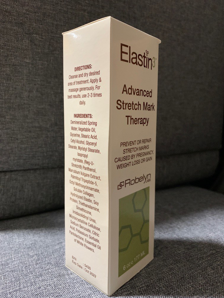 Elastin Advanced Stretch Mark Therapy cream, Babies & Kids, Maternity ...